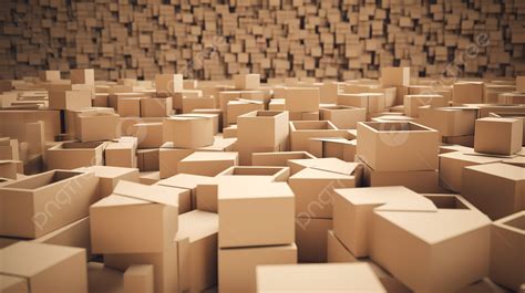 3d 렌더링된 상자 클러스터 가운데 빈 마분지 상자 골판지 상자 배송 상자 배달 상자 배경 일러스트 및 사진 무료 다운로드 Pngtree