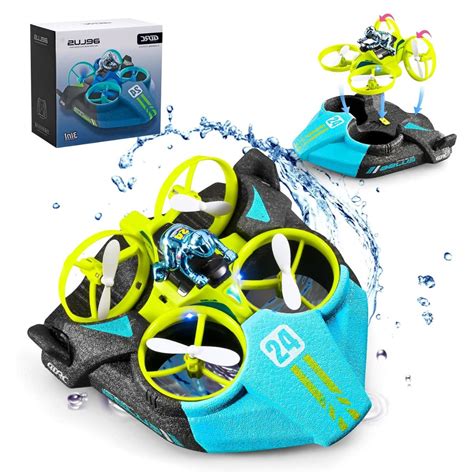 Juguete 3 En 1 Para Niños Con Control Remoto Auto Dron Volador Y Lan