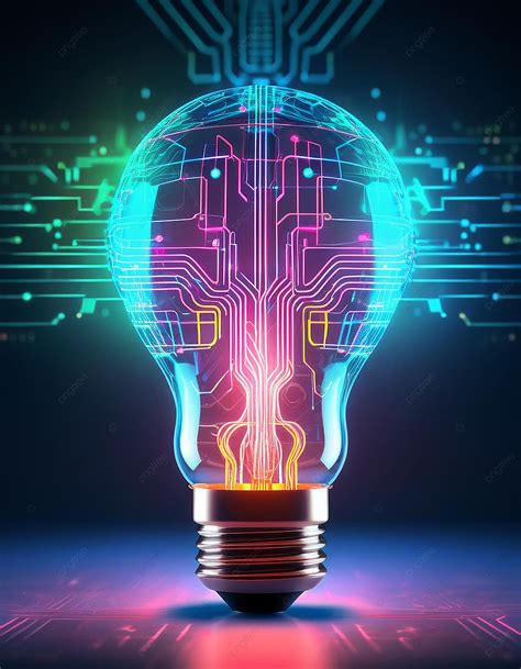 Circuit Board Light Bulb Background Wallpaper Image For Free Download Pngtree