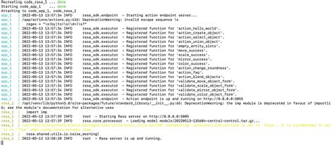 Rasa Nlu Core And Rasa Action Docker Compose On Aws Rasa Open Source