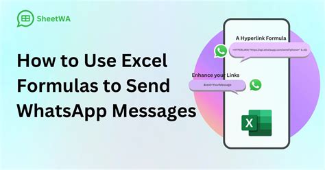 How To Use Excel Formulas To Send Whatsapp Messages
