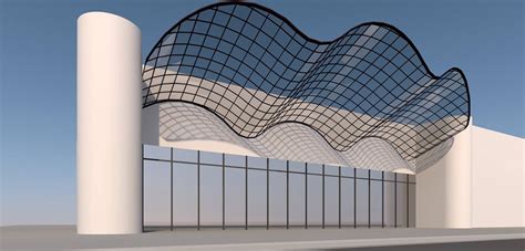 Archicad Chile How To Create An Inclined Wave Glass Roof With