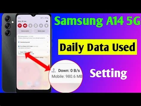 Samsung A Me Daily Data Use Kaise Dekhe Samsung A G Data Usage Setting YouTube