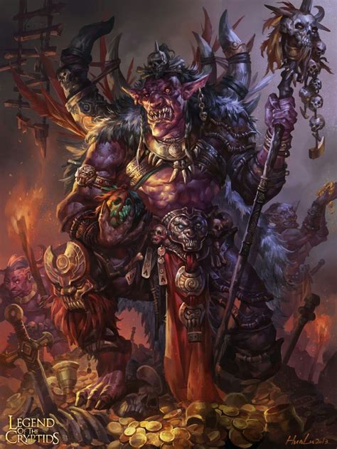 2014 By Lu Hua Greedy Goblin King Goblin Art Fantasy Artwork