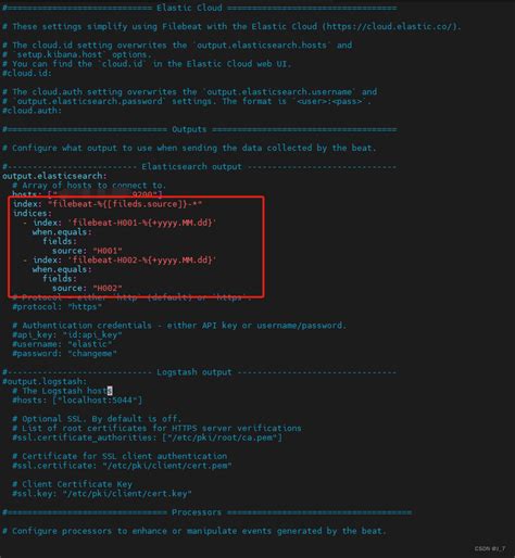 Elk（filebeatyml配置） Csdn博客