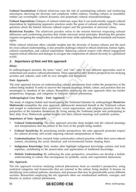 Sachin Gupta Anthropology Optional Handwritten Notes With Gs Score