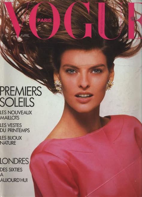 Linda Evangelista Throughout The Years In Vogue Vogue Magazine Covers