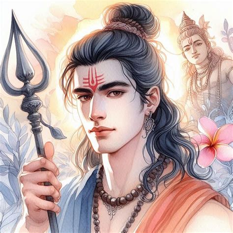 Lord Mahadev Illustration Image Premium Ai Generated Image
