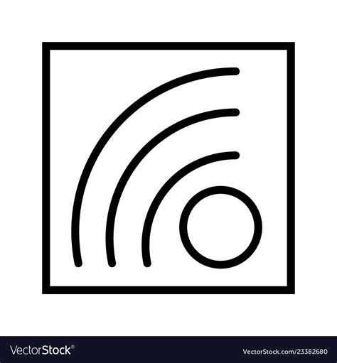Rss Feed Icon Royalty Free Vector Image VectorStock