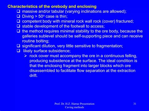 Caving Underground Mining Methods Longwall Sublevel Caving And Block