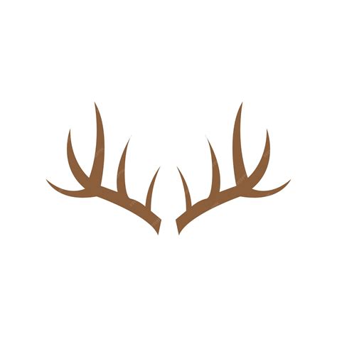Premium Vector Deer Antler Simple Luxury Logo And Vector Template