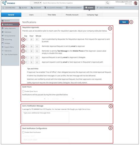 Notification Configuration