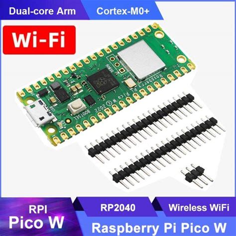 Raspberry Pi Pico W Pico Wireless Rp2040 Microcontroller Development Board For Micro Python