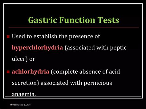 Gastric Function Tests Pptx