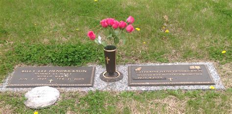 Billy Lee Hendrickson 1925 2005 Find A Grave Memorial