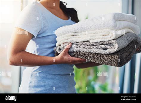 Washed And Ready To Be Used An Unrecognizable Woman Doing Her Daily