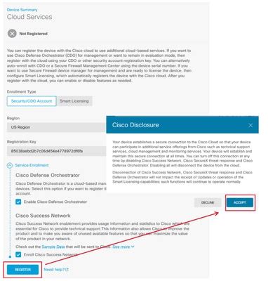 Onboard FDM To Defense Orchestrator Cisco