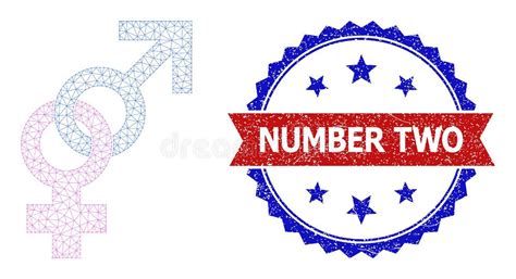 Unclean Bicolor Number Two Watermark And Sex Pair Sign Web Mesh Icon
