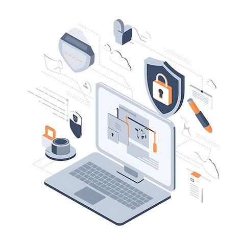 Cyber Security Illustrations Vector File Premium Ai Generated Vector