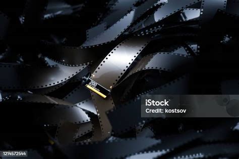 영화 사진 스트립 롤에서 풀어 필름 테이프 3d 렌더링 부정적인 0명에 대한 스톡 사진 및 기타 이미지 0명 공란 디자인 Istock