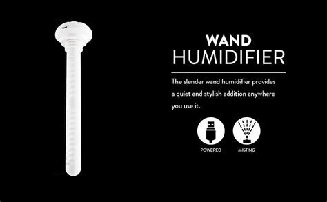 Amazon Com Treva Mini Portable Humidifier Cool Mist Ultrasonic USB Moisture Wand For Travel Or