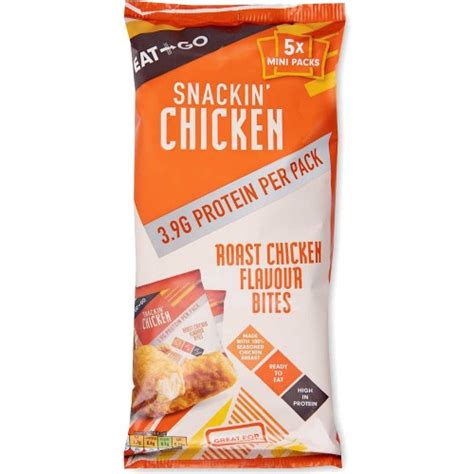 Eat And Go Snackin Roast Chicken Flavour Bites 5 X 225g Compare
