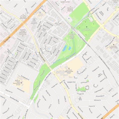 Lake Forest Modern Atlas Vector Map [1 10k] Boundless Maps