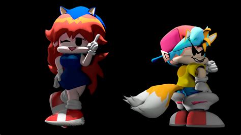 Gf And Bf Sonic Style By Coolskeleton33211 On Deviantart