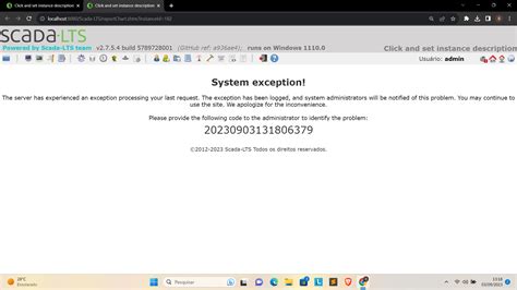 error in the report when writing message in the alarm · issue 2684