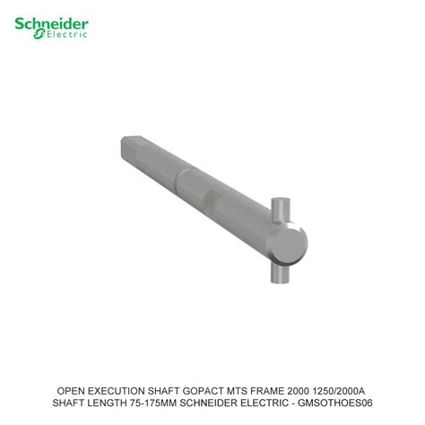 Open Execution Shaft Gopact Mts Frame 2000 1250 2000a Shaft Length 75 175mm