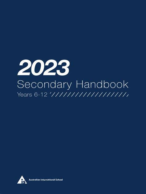 Ais Handbook Secondary 2023 2 Pdf