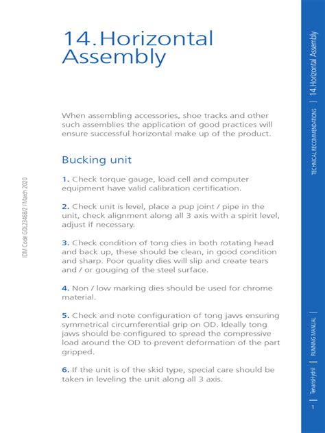 14horizontal Assembly Bucking Unit Download Free Pdf Pipe Fluid 14horizontal Assembly Bucking Unit Download Free Pdf Pipe Fluid
