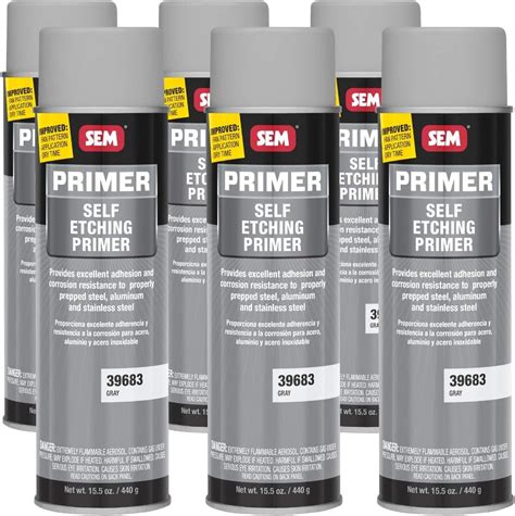 Self Etching Primer Gray 155 Oz 6pack Tools And Home