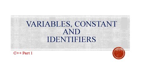C Variables Constants And Identifiers Tagalog Youtube