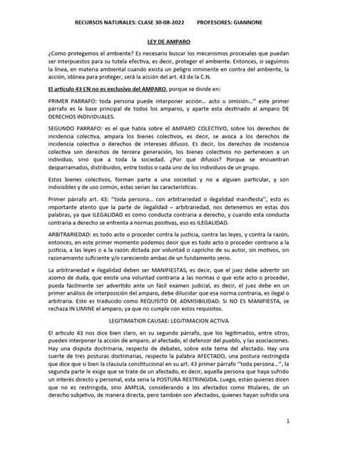 Recursos Naturales Clase 30 08 2022 Descargar Gratis Pdf Justicia Crimen Y Violencia