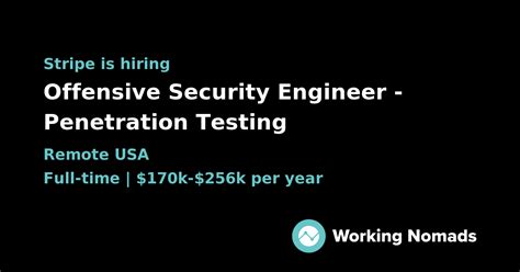 offensive security engineer penetration testing at stripe working