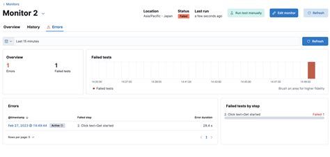 Synthetics Initial Error State Duration Should Be Monitor Duration
