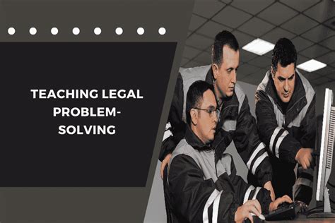Teaching Legal Problem Solving Innovative Approaches Michael E Weintraub