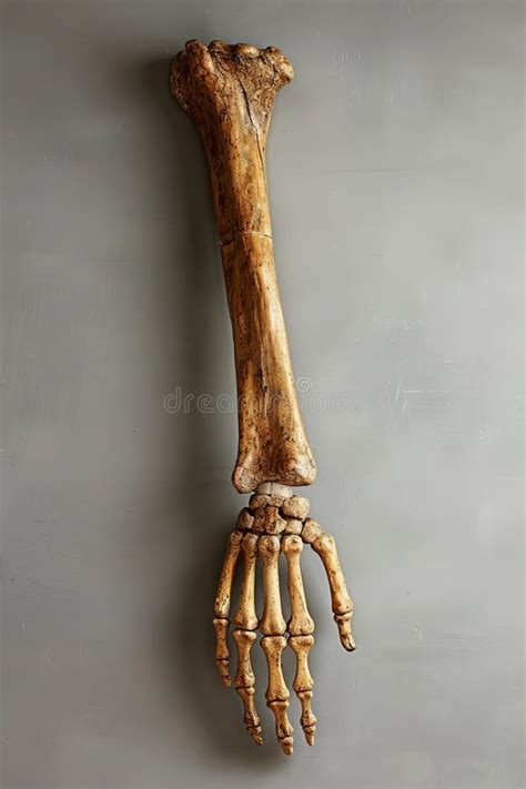 Human Arm Bone Fracture Immobilized In A Cast For Optimal Healing And