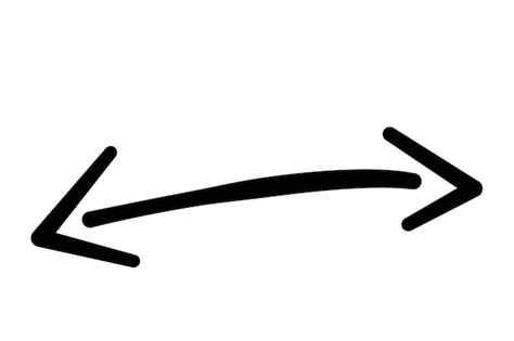 Premium Vector Abstract Hand Drawn Arrow