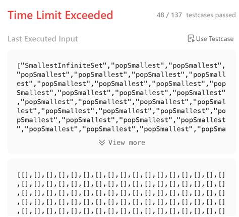 2336 Smallest Number In Infinite Set