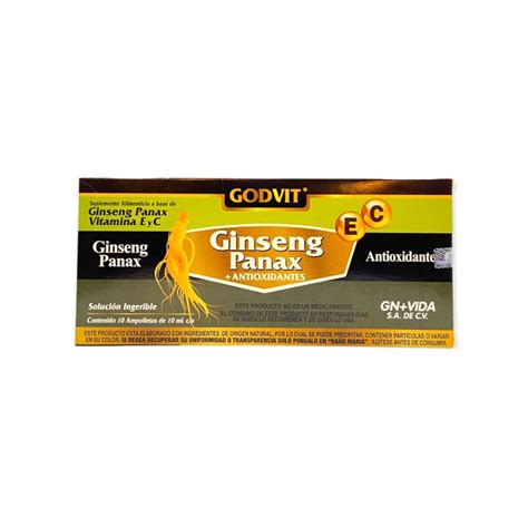 San Jing Royal Jelly Ginseng Suspensión Sanjing Caja Con 10 Frascsos
