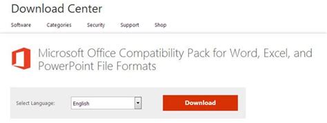 Download Microsoft Office Compatibility Pack For Word Excel And Powerpoint Powerpoint