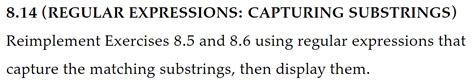Solved 814 Regular Expressions Capturing Substrings
