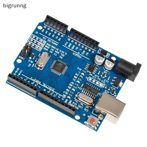 Bigrunng WWZMDiB UNO R3 บอรดเขากนไดกบ Arduino IDE พรอมสาย USB 2 54 มม หวหมดตรง