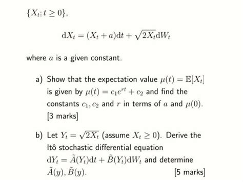 solved question 3 itô s formula and expectation values 15
