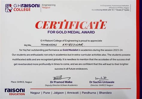 Himanshu Katrojwar On Linkedin Academicexcellence Datascience Grateful Goldmedalist