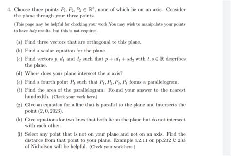 Solved Choose Three Points P P P R None Of Which Lie Chegg