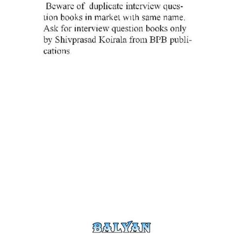 خرید و قیمت دانلود کتاب Net Interview Questions ترب