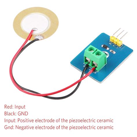 Youmile 5pack Piezoelectric Ceramic Vibration Sensor Piezo 3 3v 5v